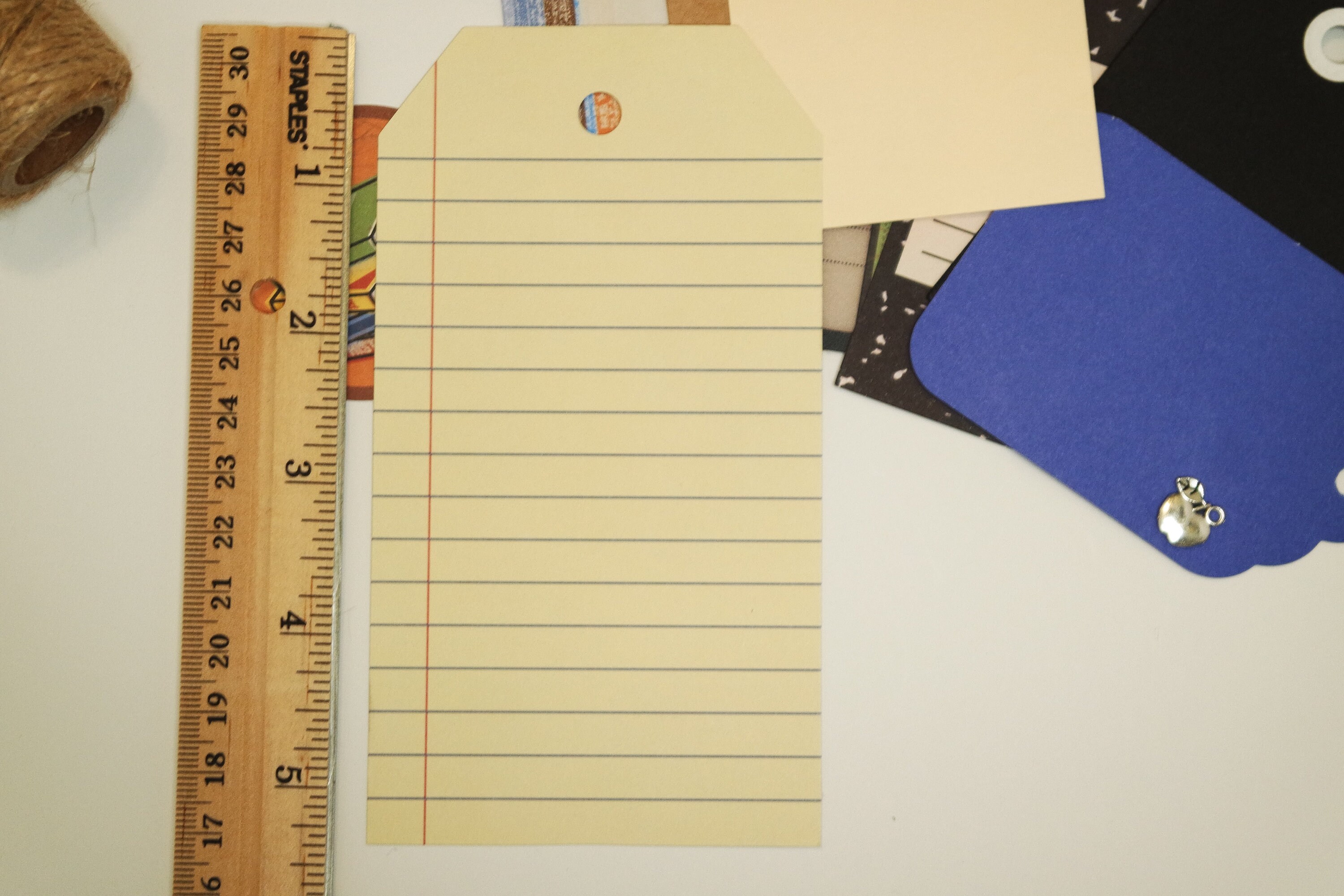 Brag Book Kit School Themed Mini Album, Mini Tag Journal - Etsy