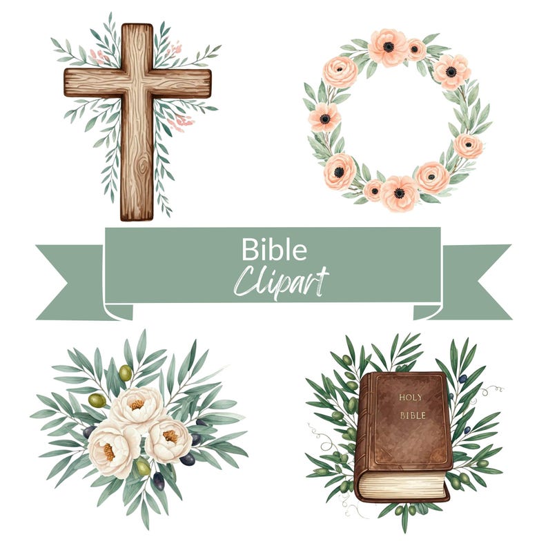 Christian Clipart Set, Faith-based PNG Digital Download - Etsy Canada