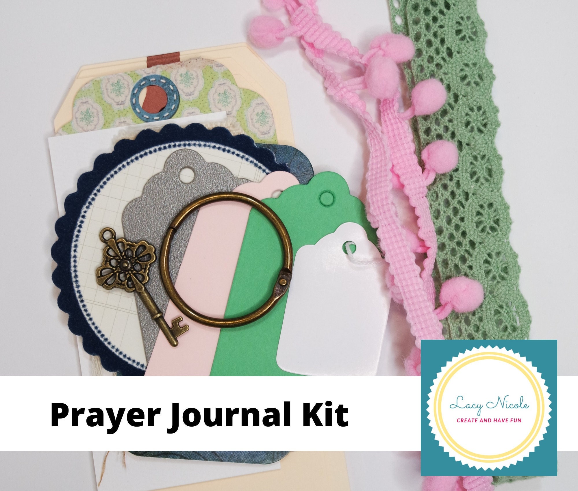 Prayer Journal Kit, Mini Album, Mini Tag Journal - Etsy