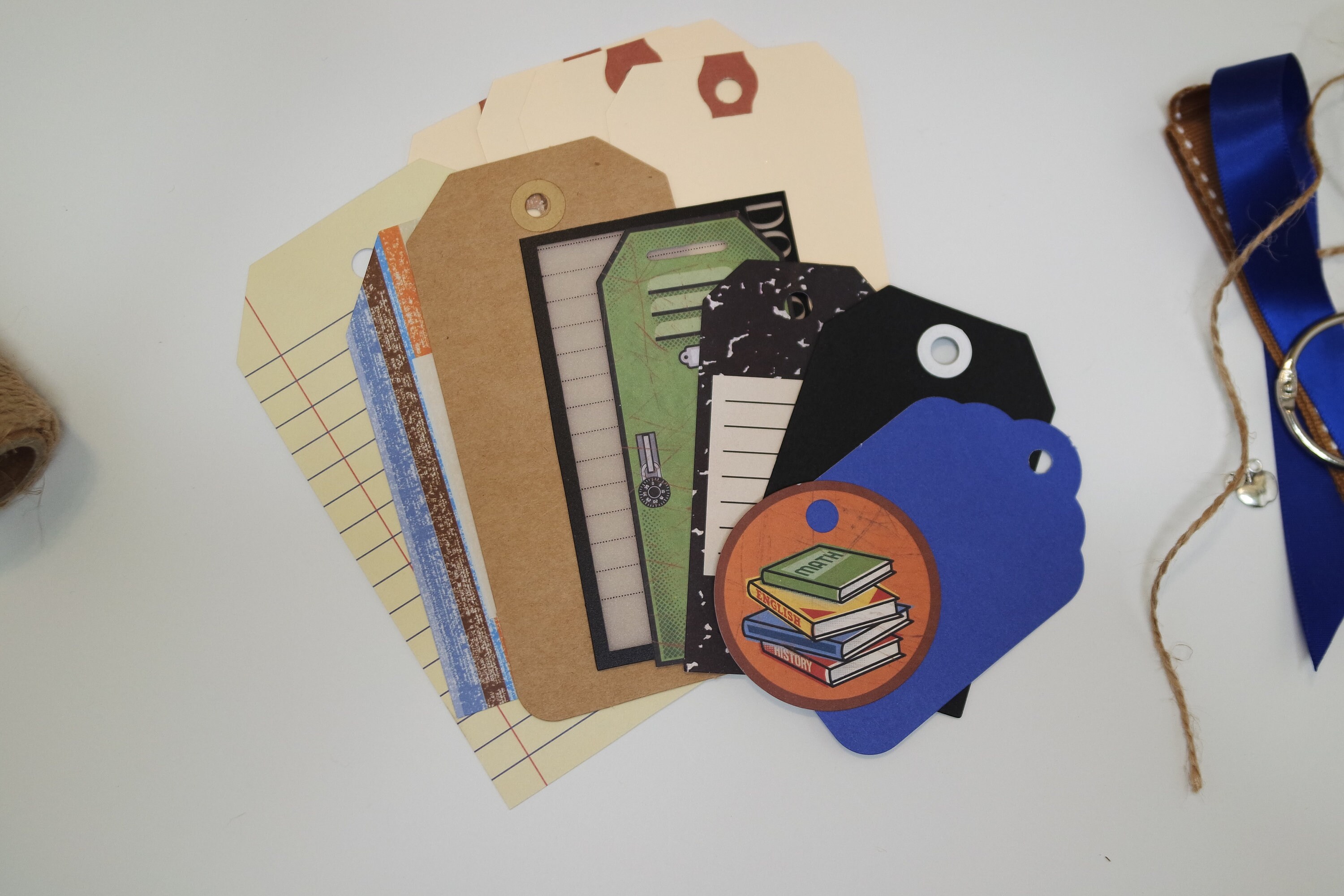 Brag Book Kit School Themed Mini Album, Mini Tag Journal - Etsy