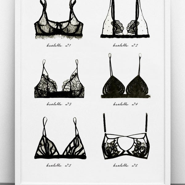 Printable Bra Poster - Etsy