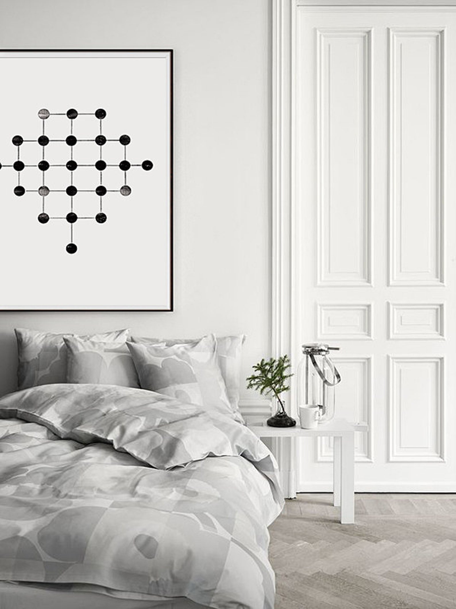 Atoms Poster PRINTABLE FILE. Diamond Crystal Structure. | Etsy