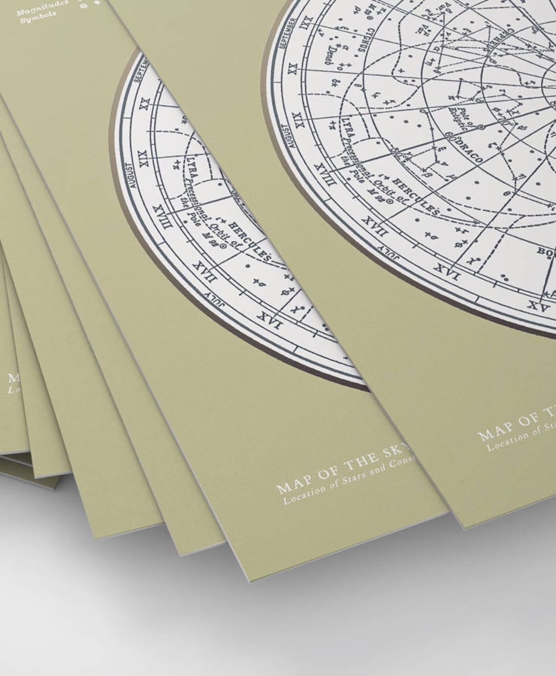 Star Map Constellations Print. Map of the Sky. Planisphere - Etsy