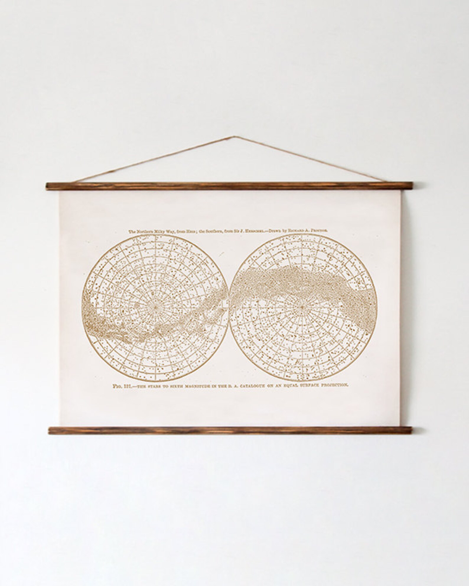 Northern and Southern Hemisphere - Poster. Andromeda Galaxy Milky Way ...