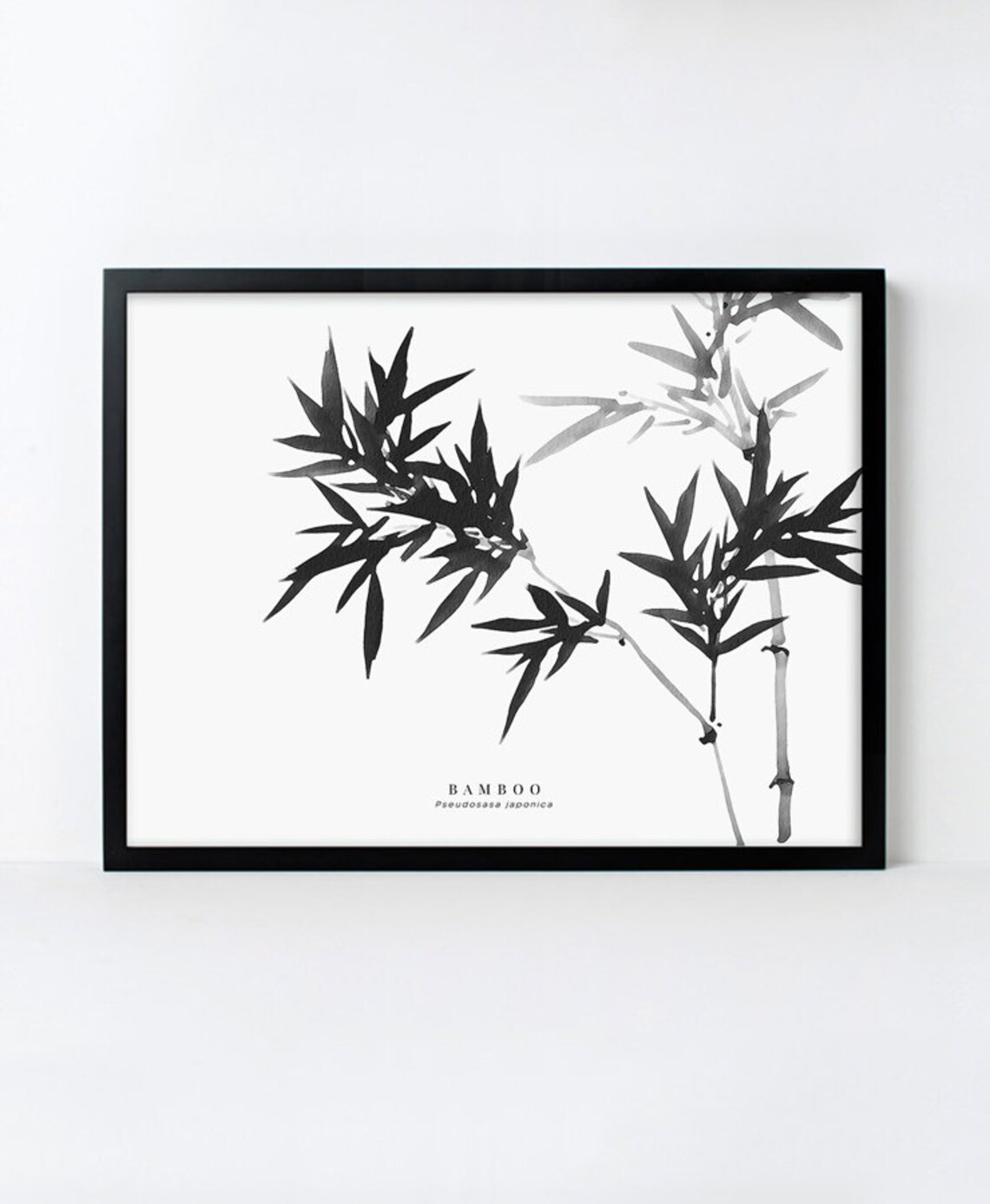 Japanese Bamboo Botanical Print. Foliage Print. Zen Hygge - Etsy