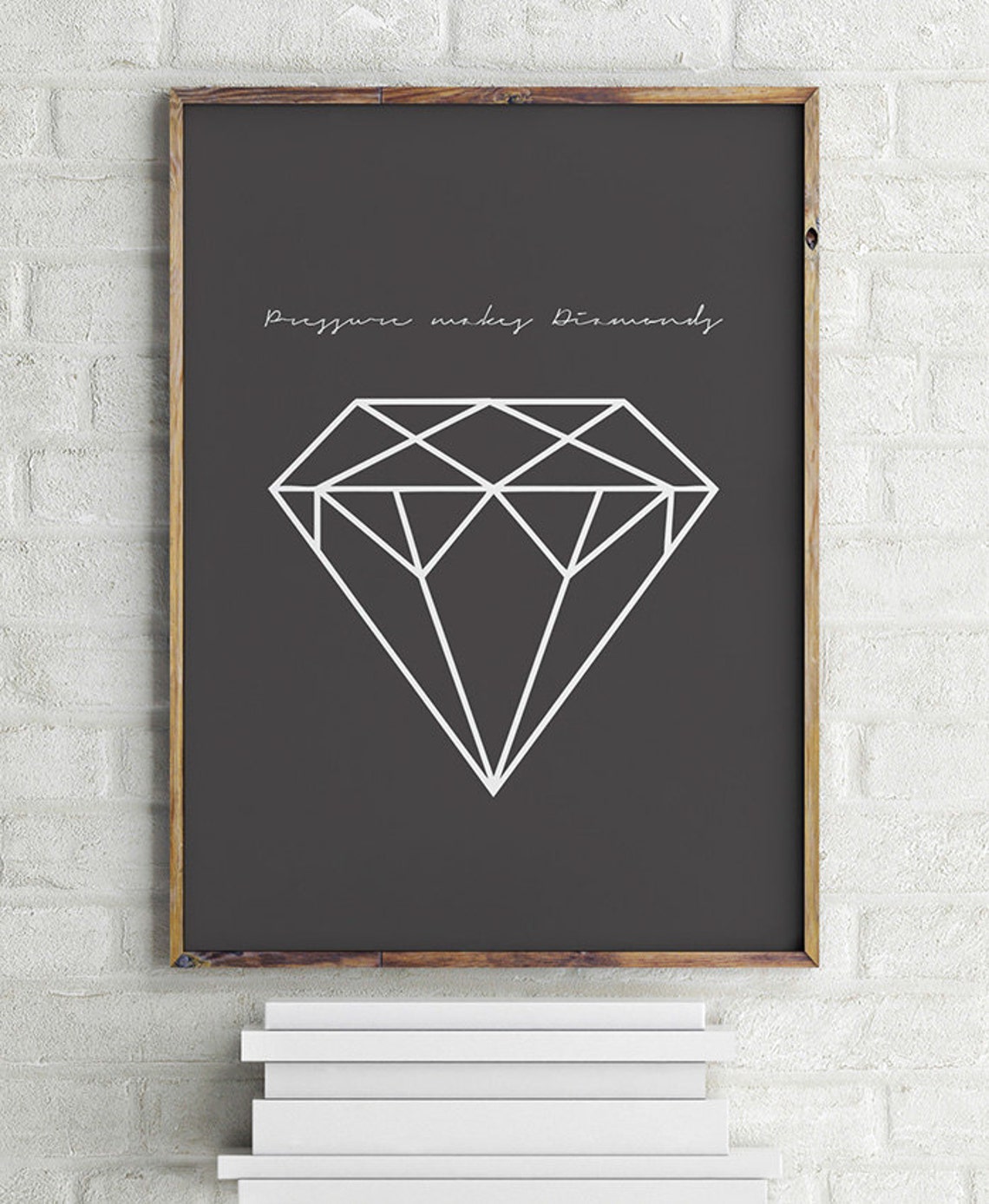 Diamond Poster Pressure Makes Diamonds PRINTABLE | Etsy