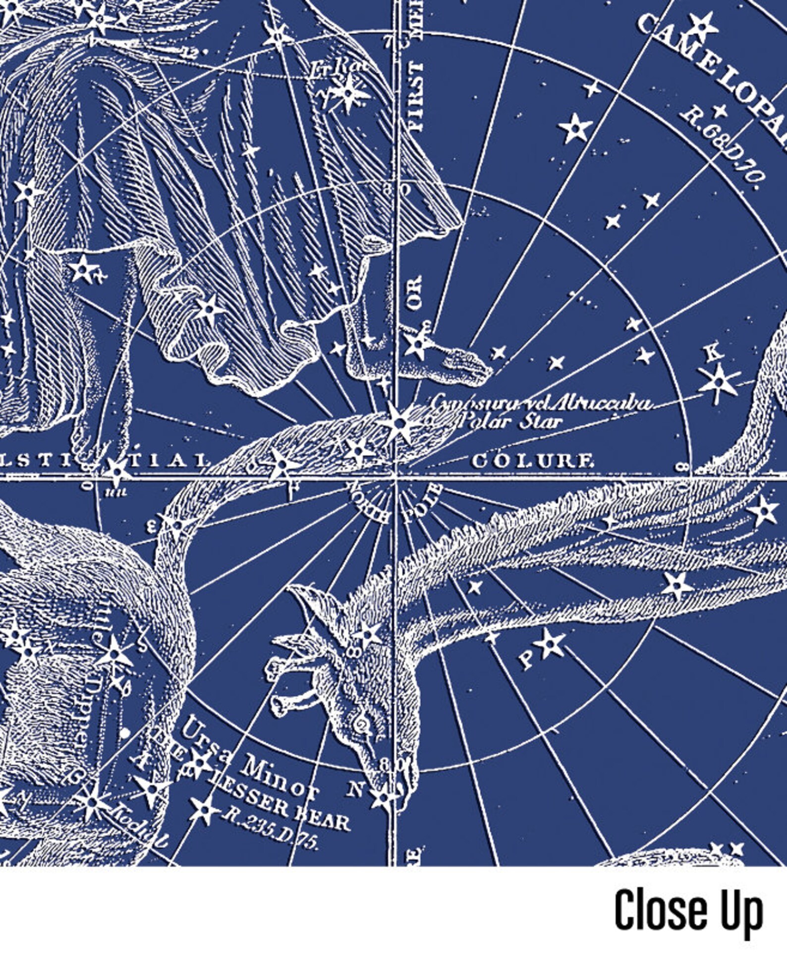 Constellation Posters. Modern Vintage Southern Hemisphere and Northern ...