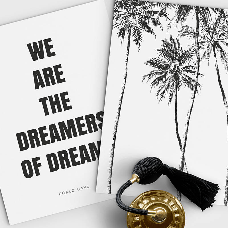 We Are the Dreamers of Dreams Roald Dahl's Quote. | Etsy