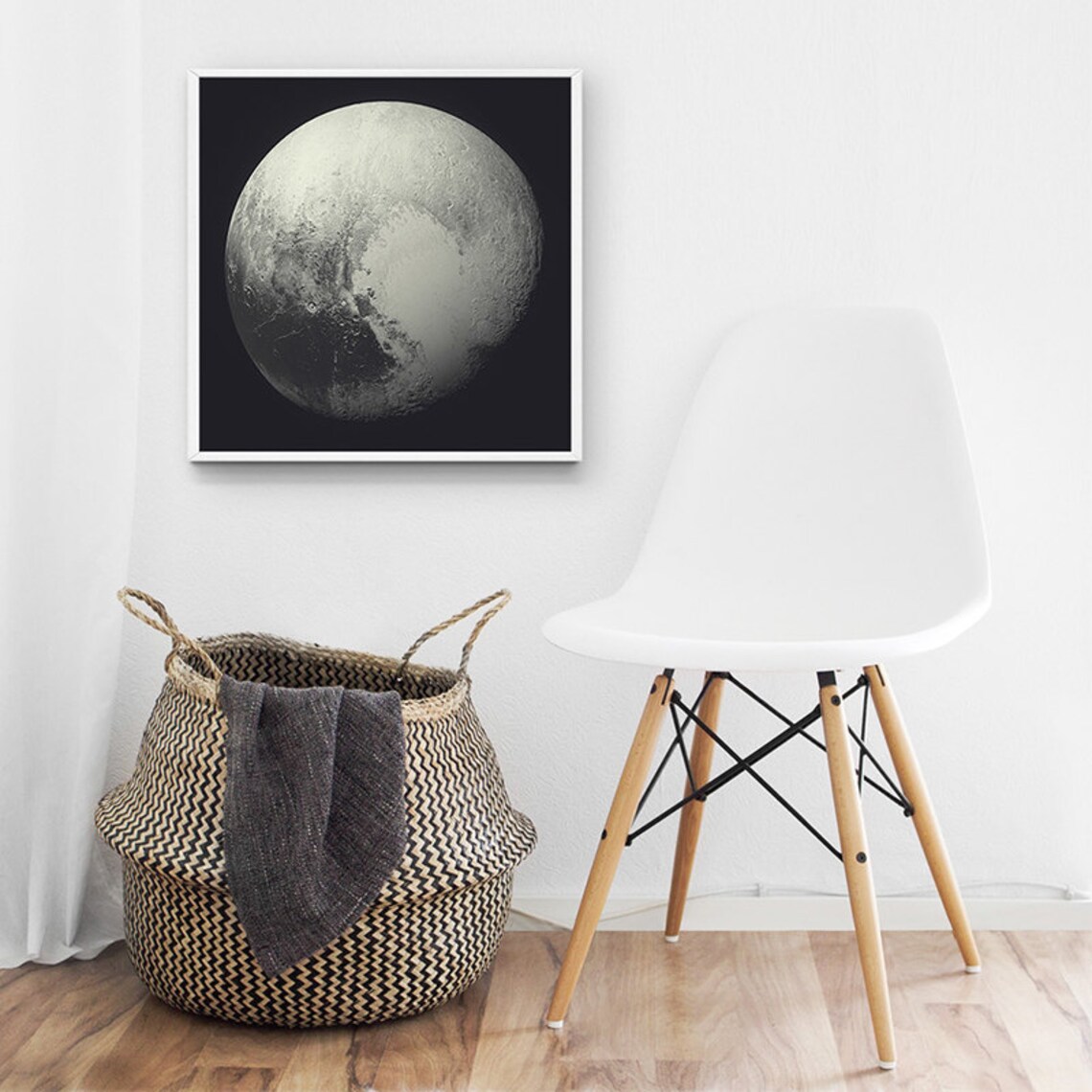 Pluto Dwarf Planet Poster. Solar System Print. Planet Art - Etsy