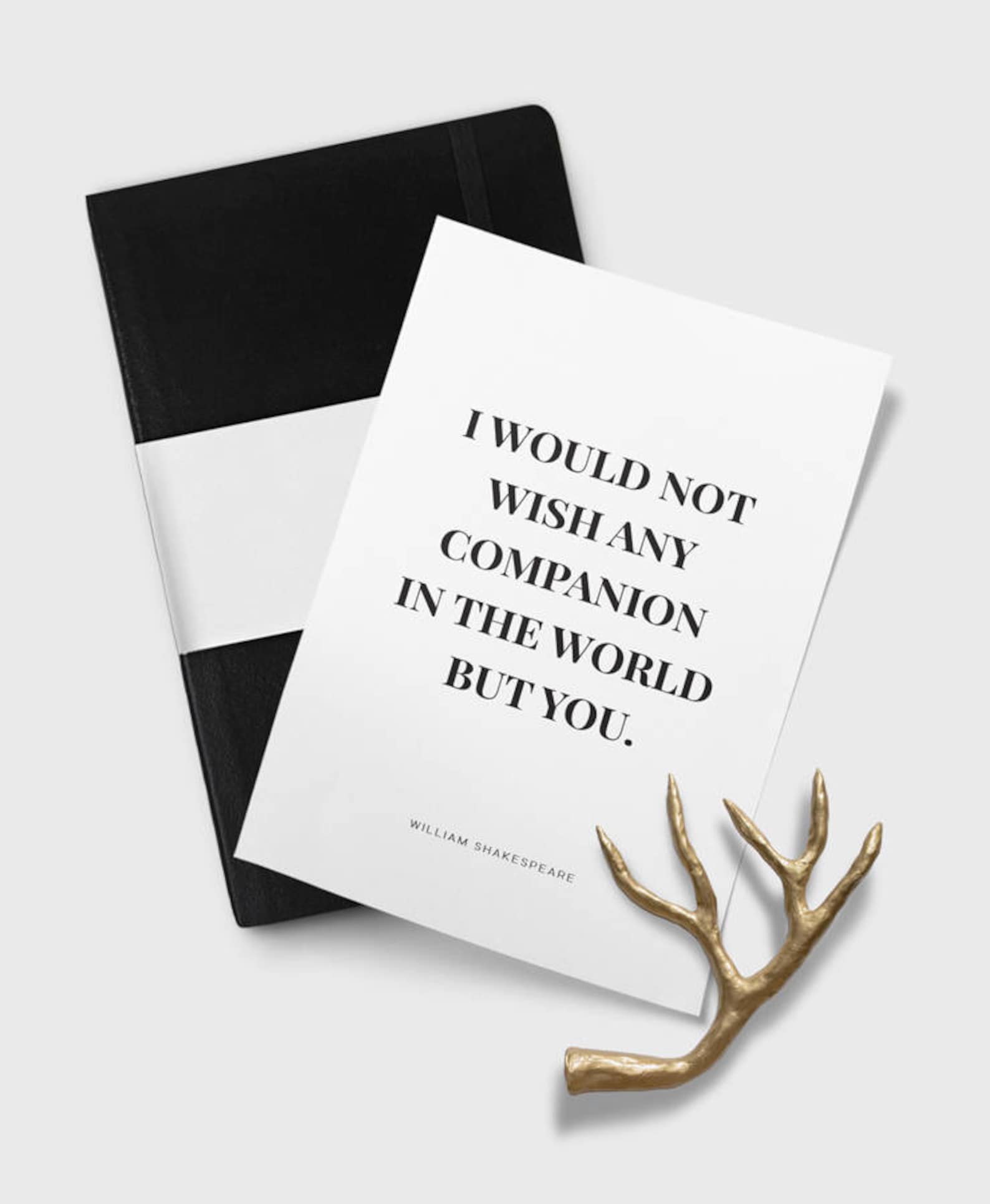 I Would Not Wish Any Companion PRINTABLE FILE. Romantic - Etsy
