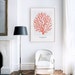 Red Coral Large Poster - PRINTABLE FILE. Red Sea Coral Print. Coral ...
