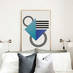 Geometric Form Abstract Poster - Instant Download. Nordic Printable ...