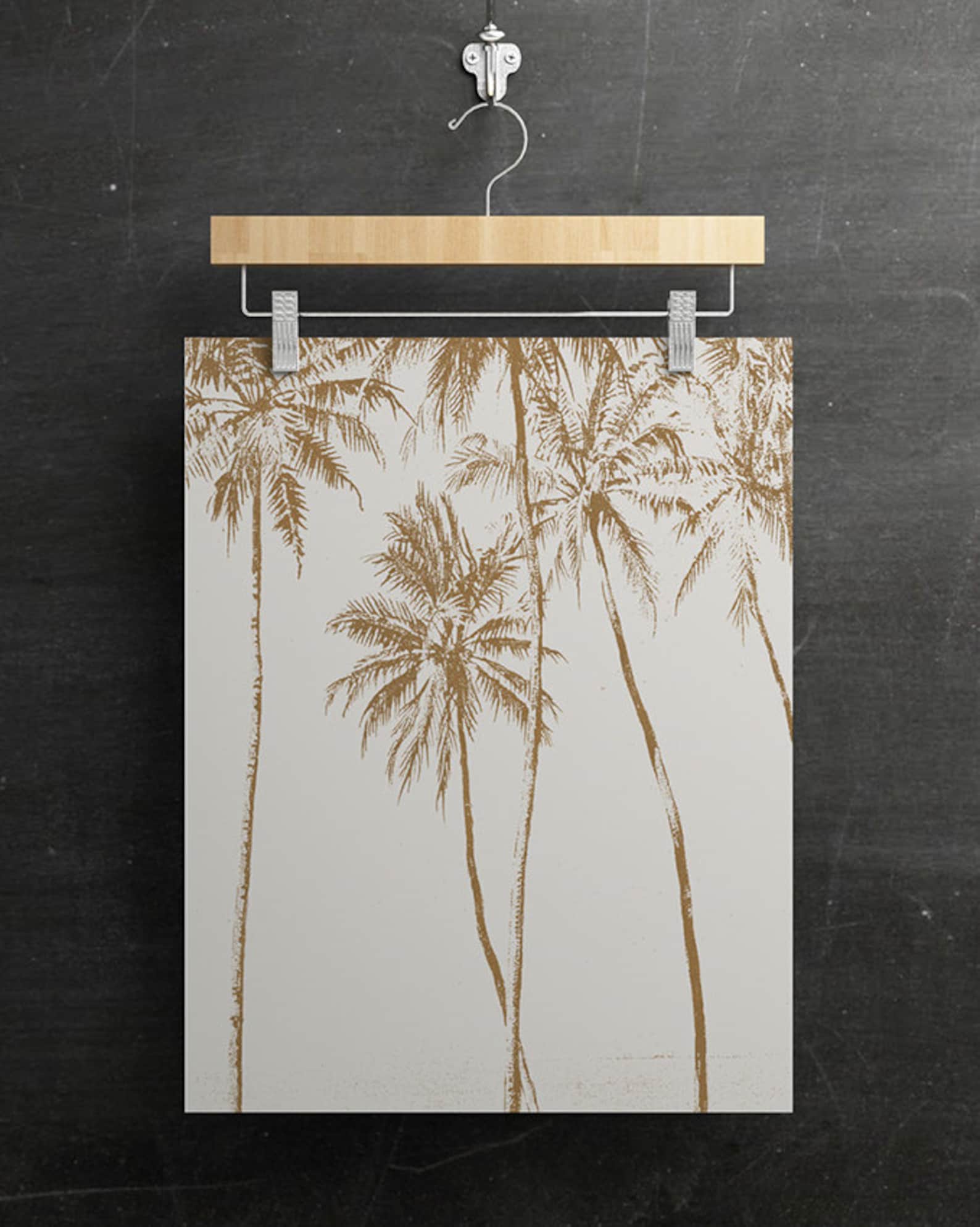 Palm Tree - PRINTABLE FILE. Tropical Palm Art Print. Bohemian Poster ...