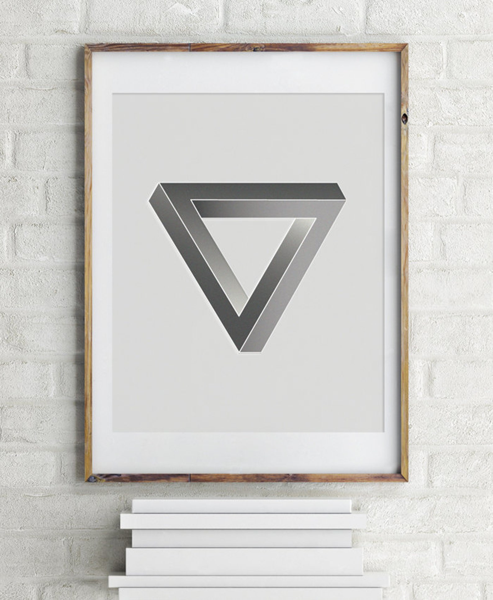Penrose Triangle Printable Art Instant Download. - Etsy