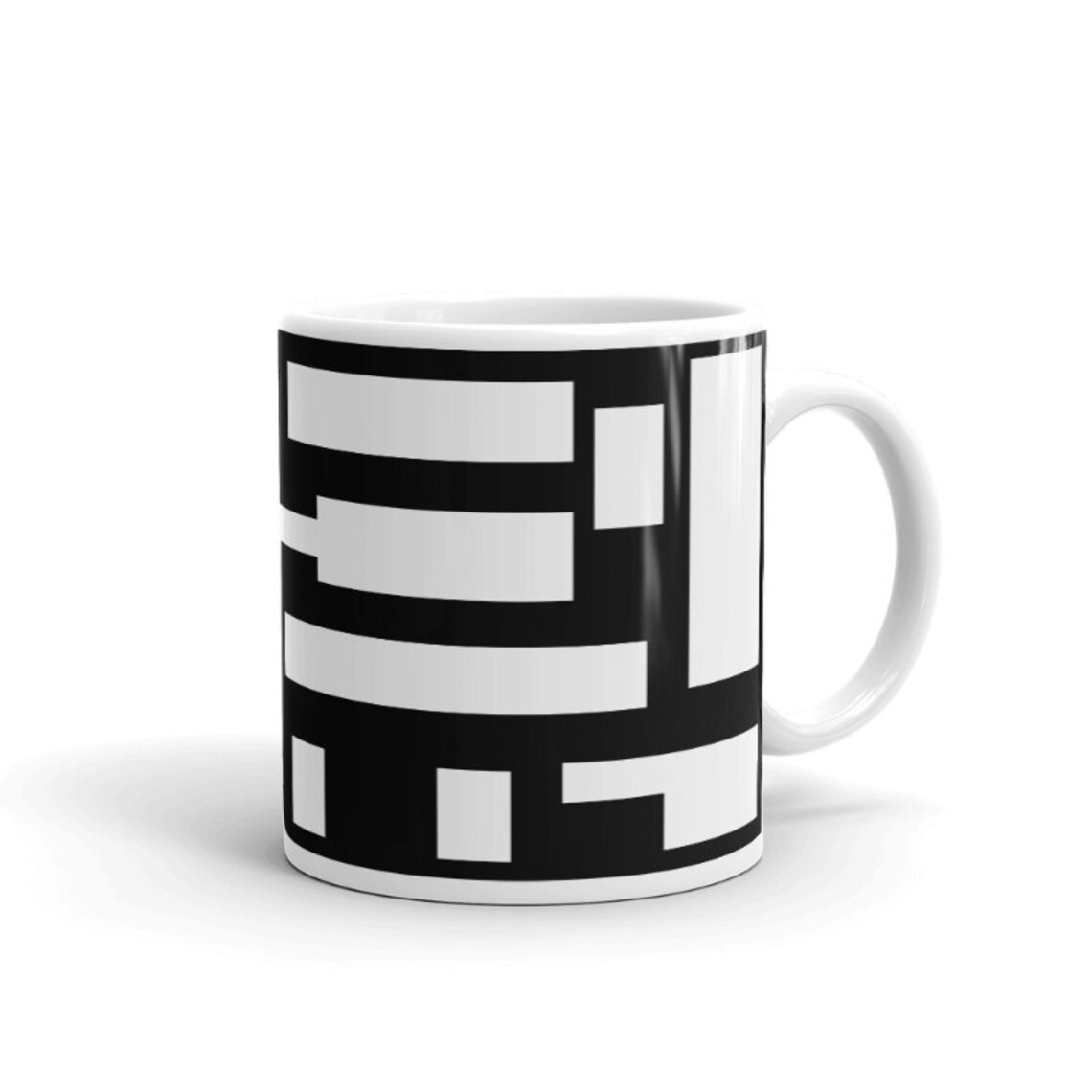 Geometric Mug. Geometry Shapes Coffee Cup. 11oz Ceramic Mug ...