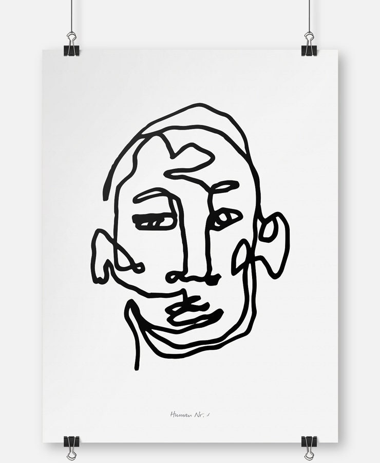 Blind Contour Line Drawing