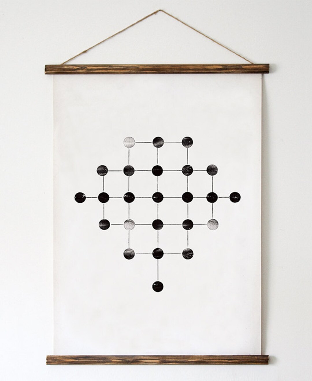 Atoms Poster PRINTABLE FILE. Diamond Crystal Structure. Gallery Wall ...