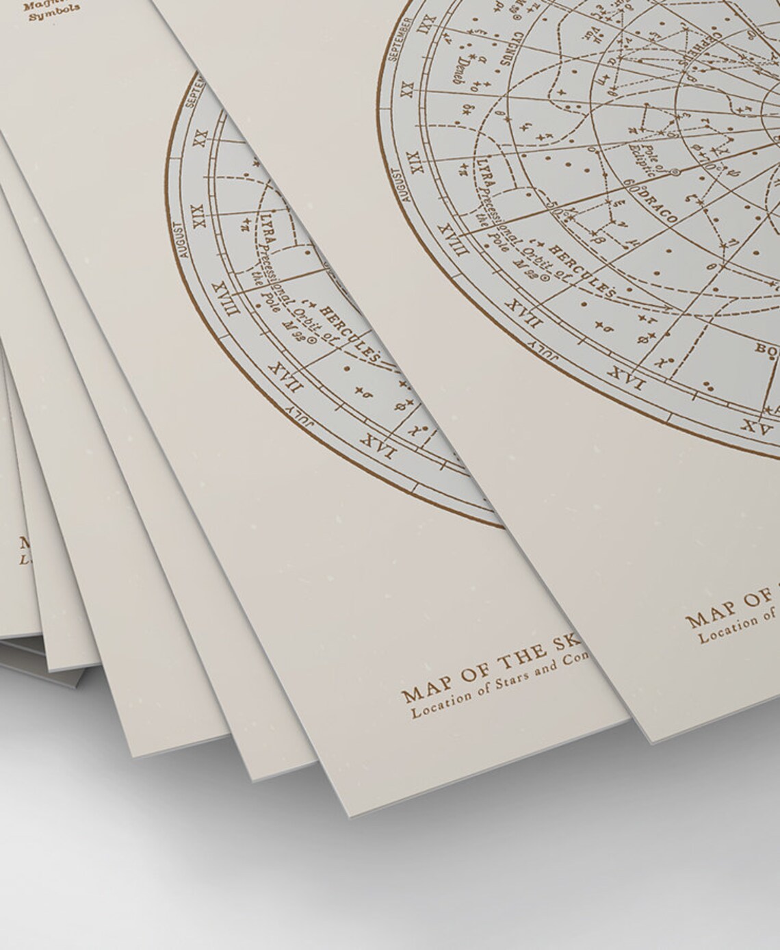 Star Map Constellations Framed Poster. Ready to Hang Print. | Etsy