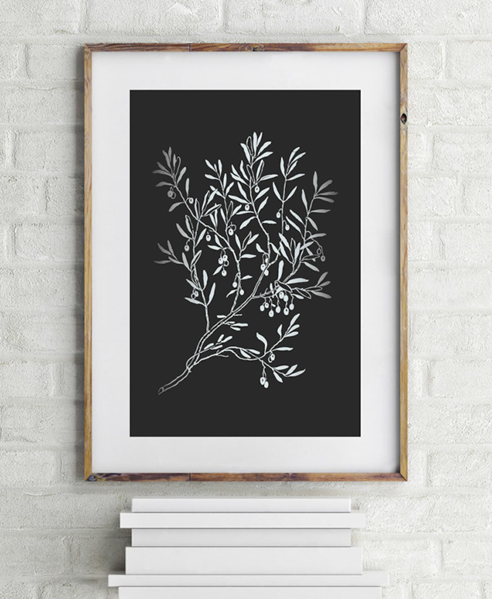 Olive Branch Wall Art PRINTABLE FILE. Olive Branch Print. - Etsy