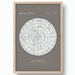 Star Map Constellations Poster. Map of the Sky. Modern Vintage ...