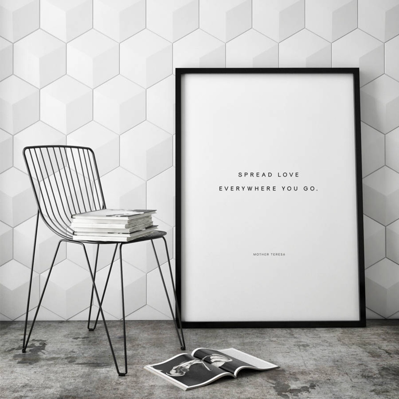 Mother Teresa Quote. Spread Love Everywhere You Go PRINTABLE - Etsy