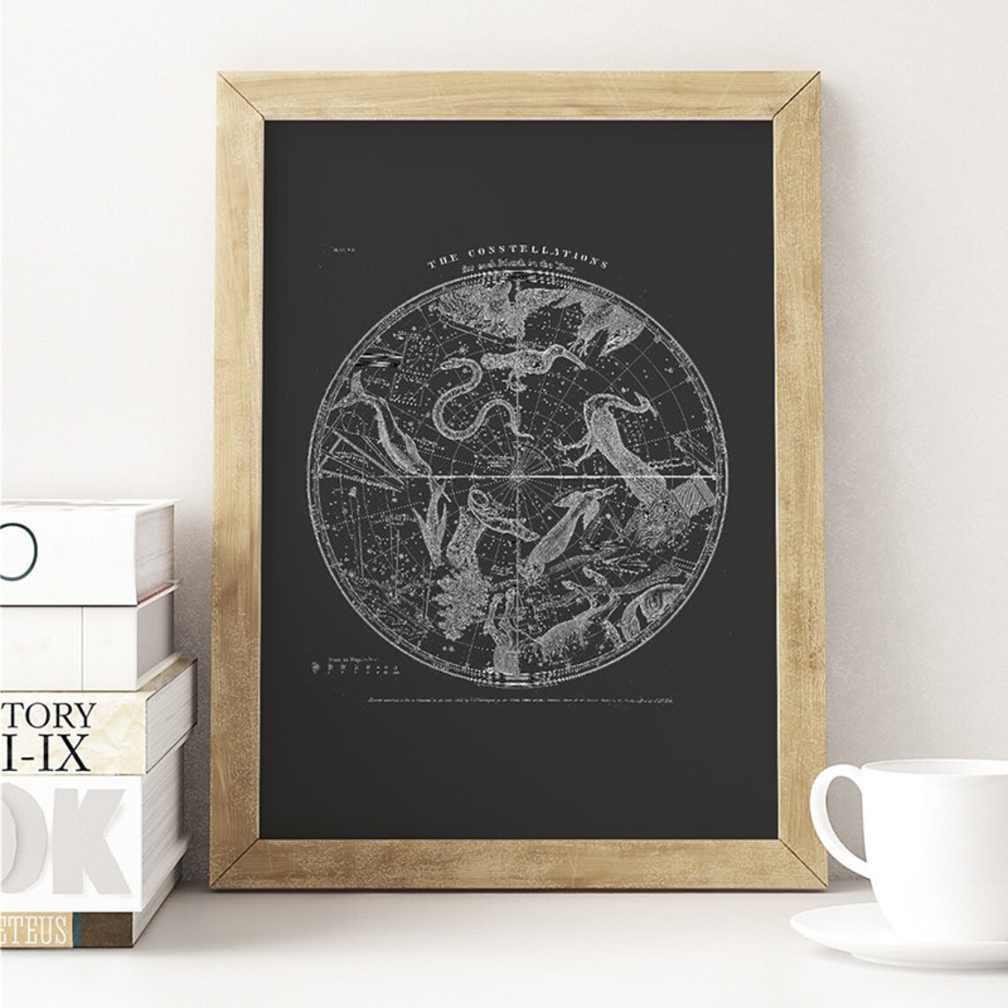 Constellation Posters. Modern Vintage Southern and Northern - Etsy