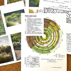 Garden Design Planner - the Color Calendar - DIGITAL DOWNLOAD / PDF - Etsy