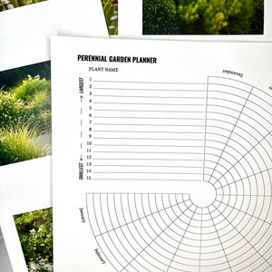 Garden Design Planner - the Color Calendar - DIGITAL DOWNLOAD / PDF - Etsy