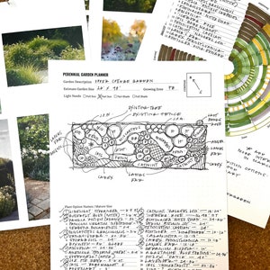 Garden Design Bundle - Design Prep Sheet + Color Calendar + Plant Care ...