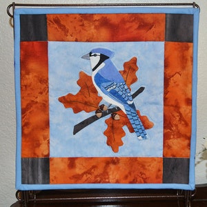 Blue Jay Mini Quilt - Etsy