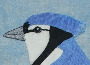 Blue Jay Mini Quilt - Etsy