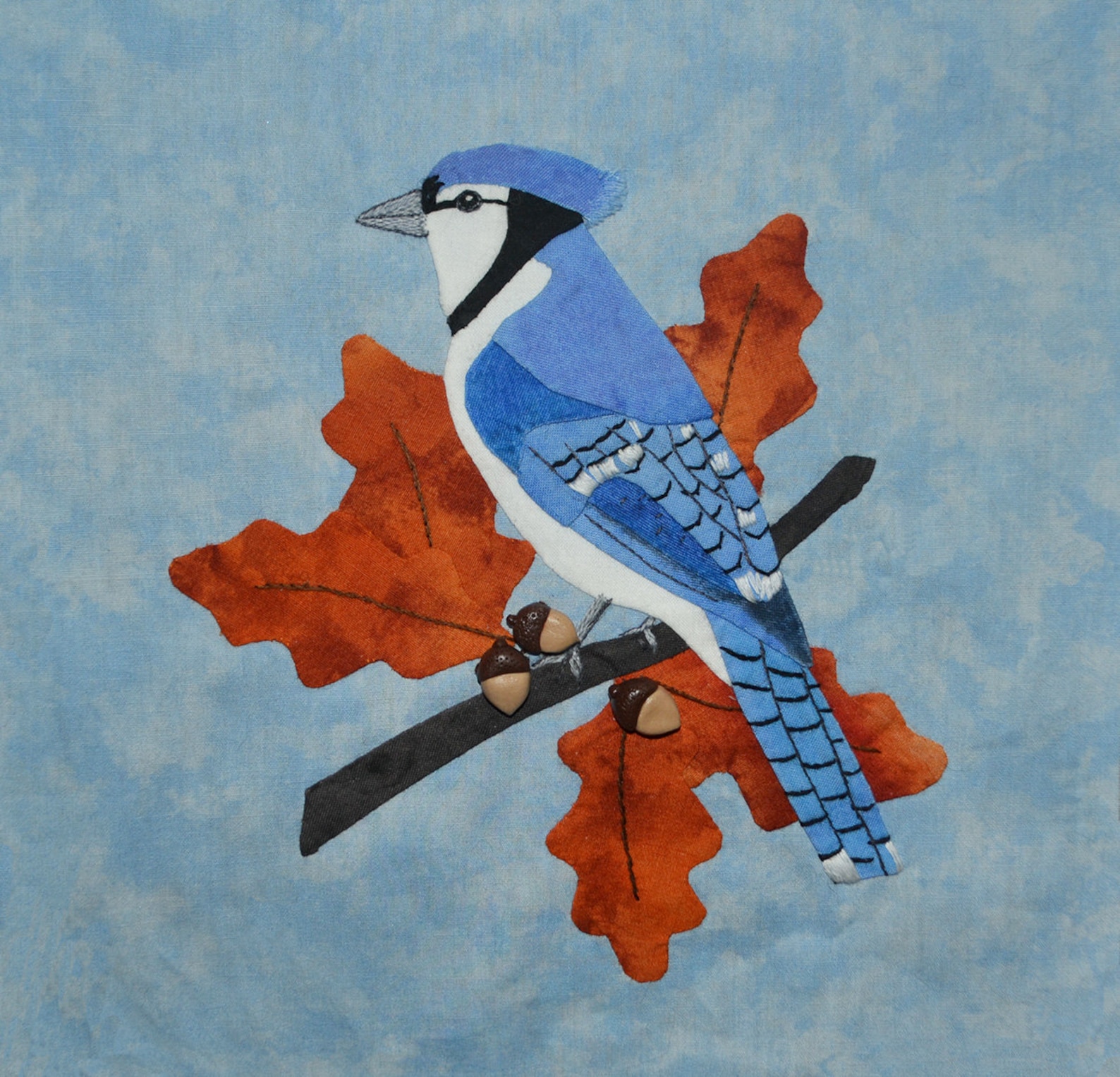 Blue Jay Mini Quilt - Etsy