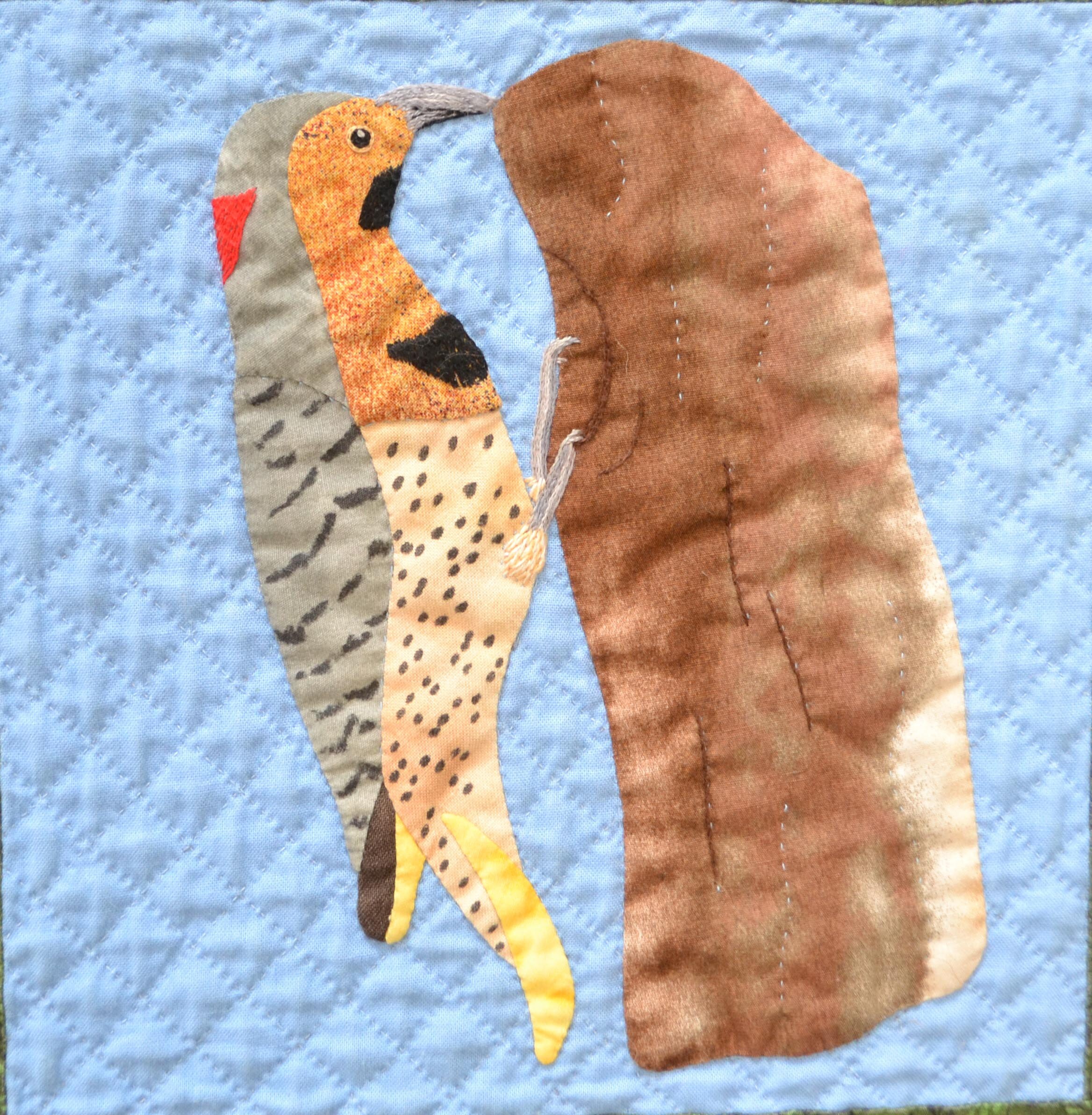 Yellowhammer (northern Flicker) 8" Applique Pattern - Etsy