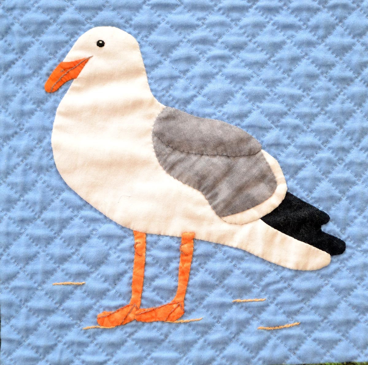 California Seagull 8" Applique Pattern - Etsy UK