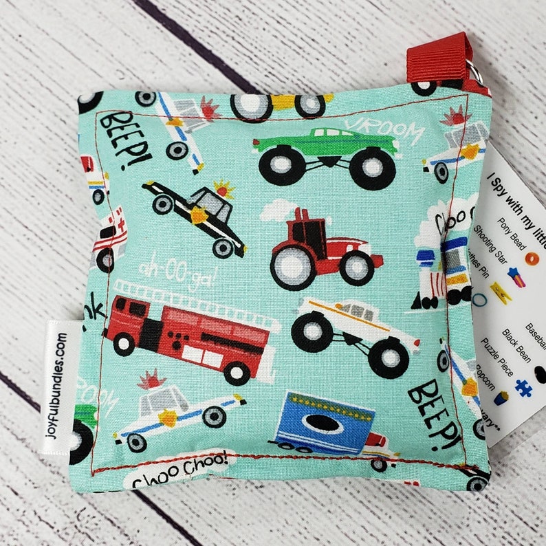 Vehicles I Spy Bag: Travel Busy Bag, Seek and Find Game - Etsy
