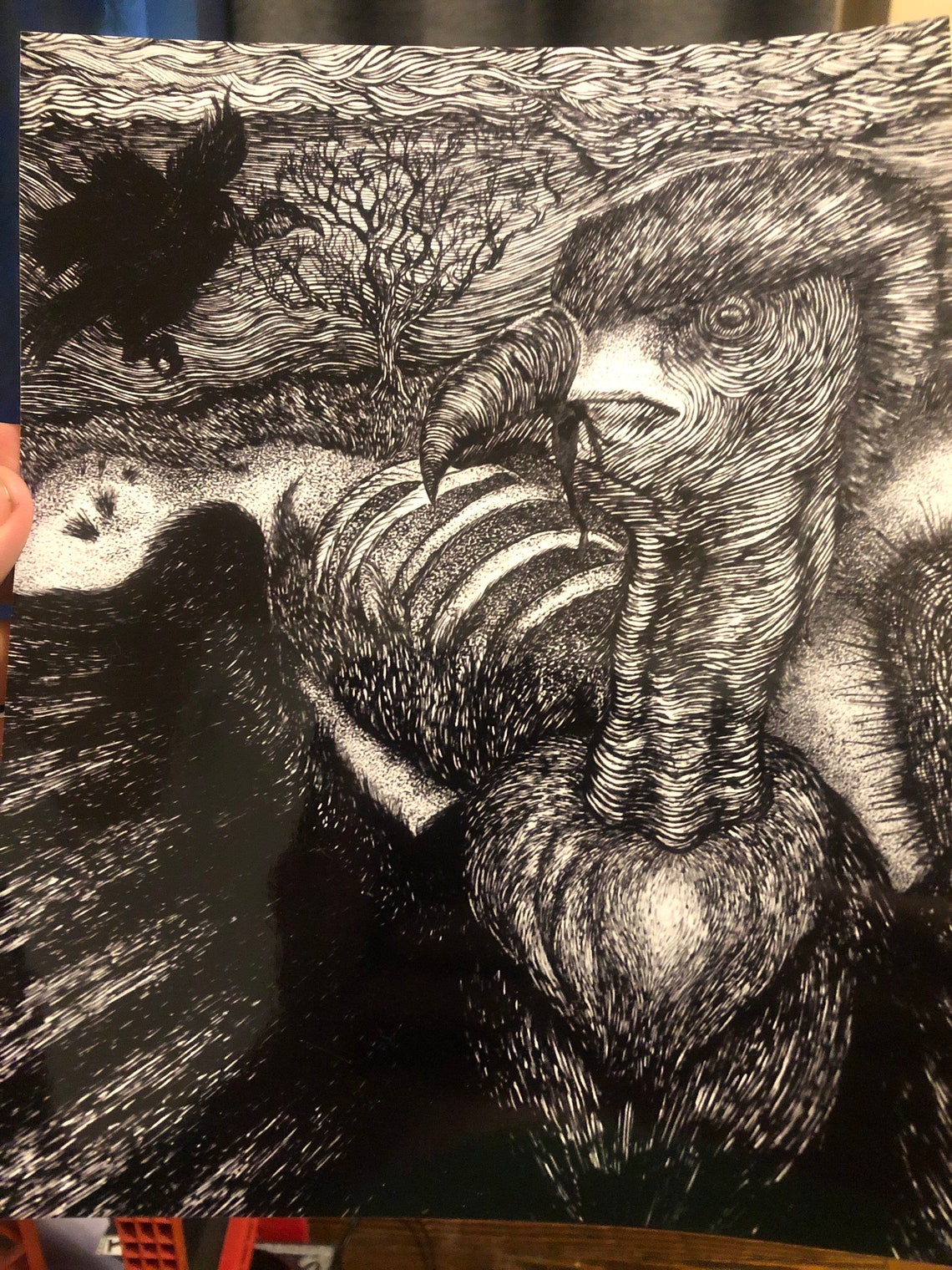 4 pack of ink prints | Etsy