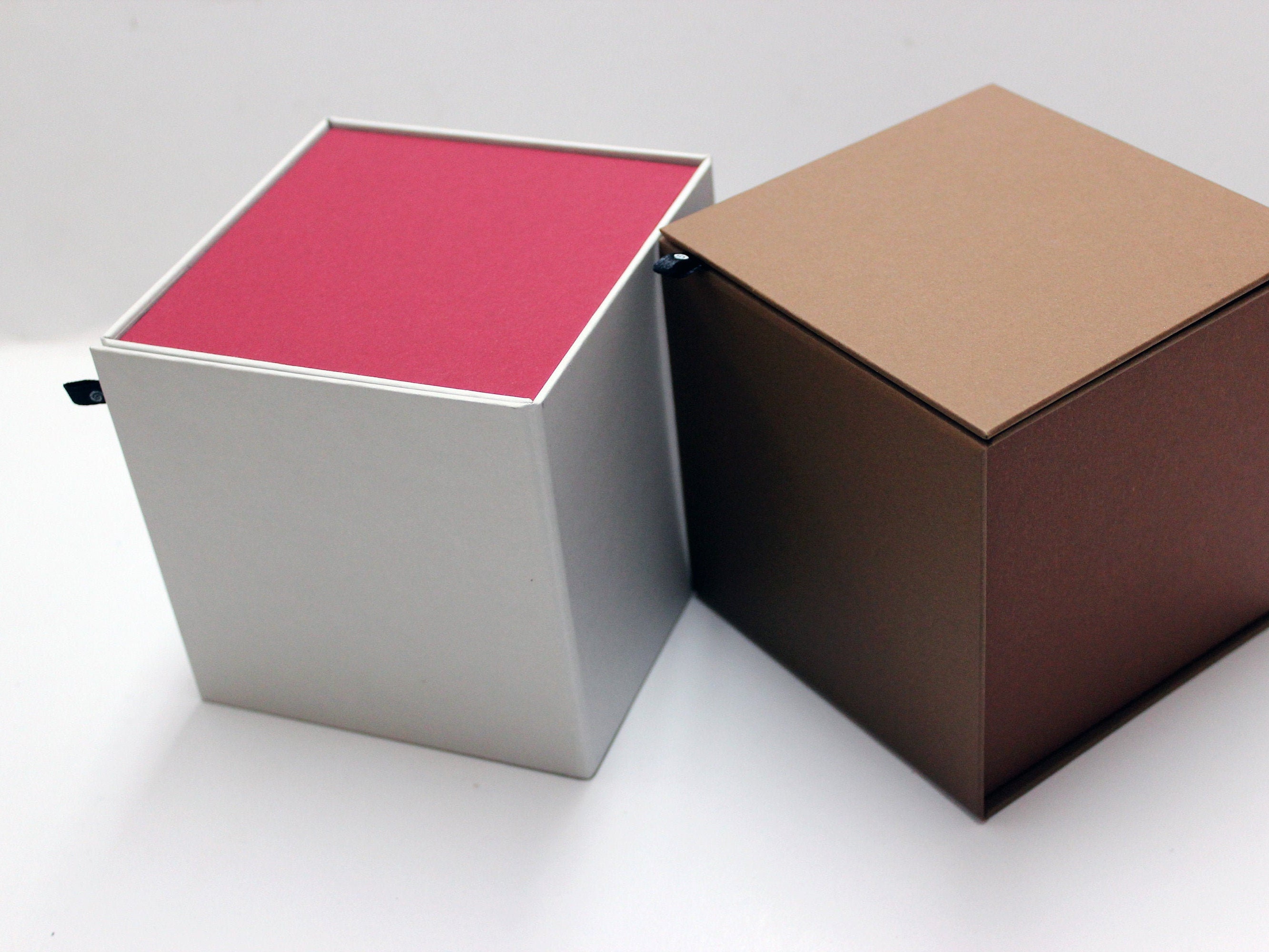 50 pcs boîtes cubiques couleur plaine boîte dauto-assemblage | Etsy