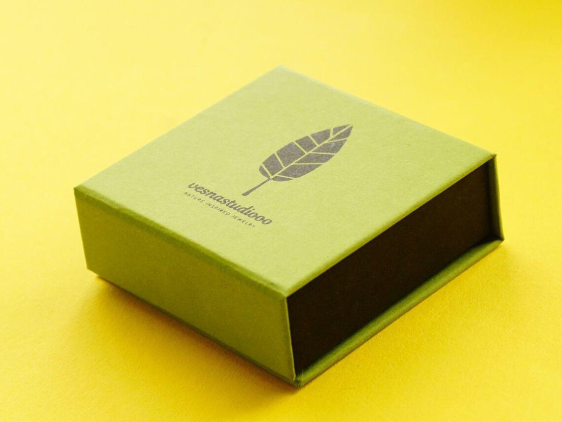 100 Pcs Green Tiny Magnetic Boxes for Jewelry, Small Box With Magnet ...