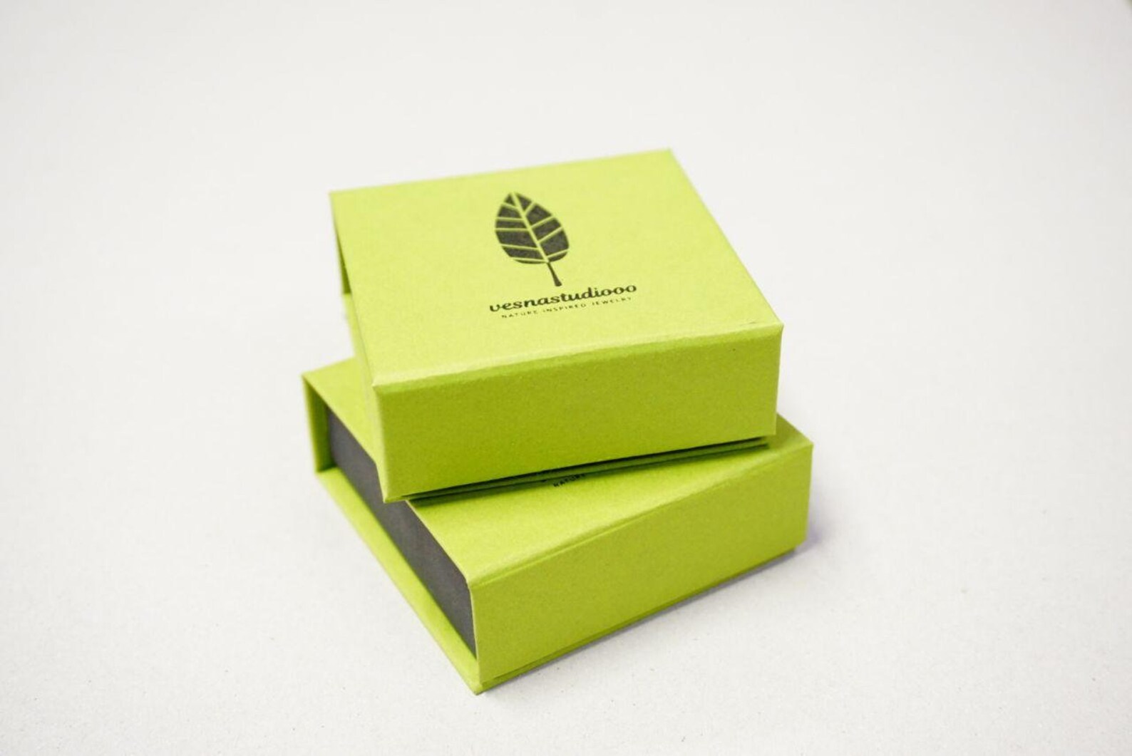 100 Pcs Green Tiny Magnetic Boxes for Jewelry, Small Box With Magnet ...