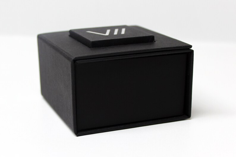 50 Pcs Black Boxes With Notch Lock, Square Box With Magnetic Closure ...