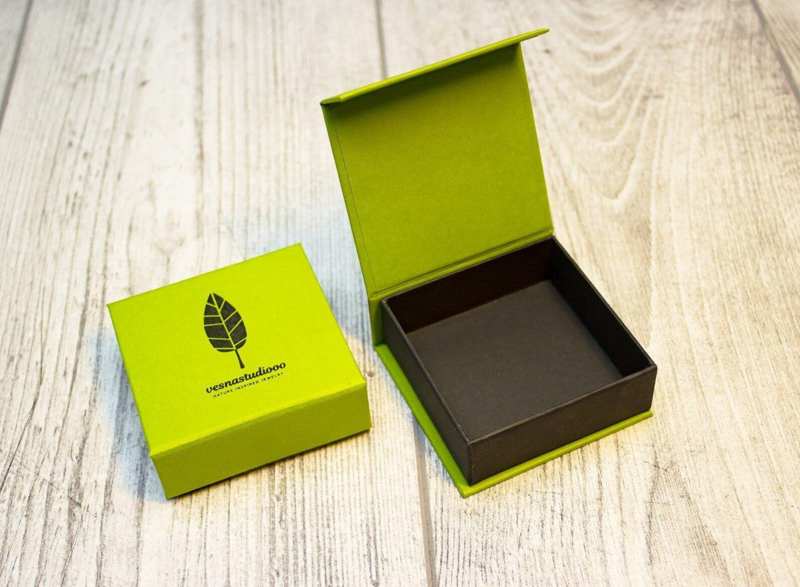 100 Pcs Green Tiny Magnetic Boxes for Jewelry Small Box With | Etsy