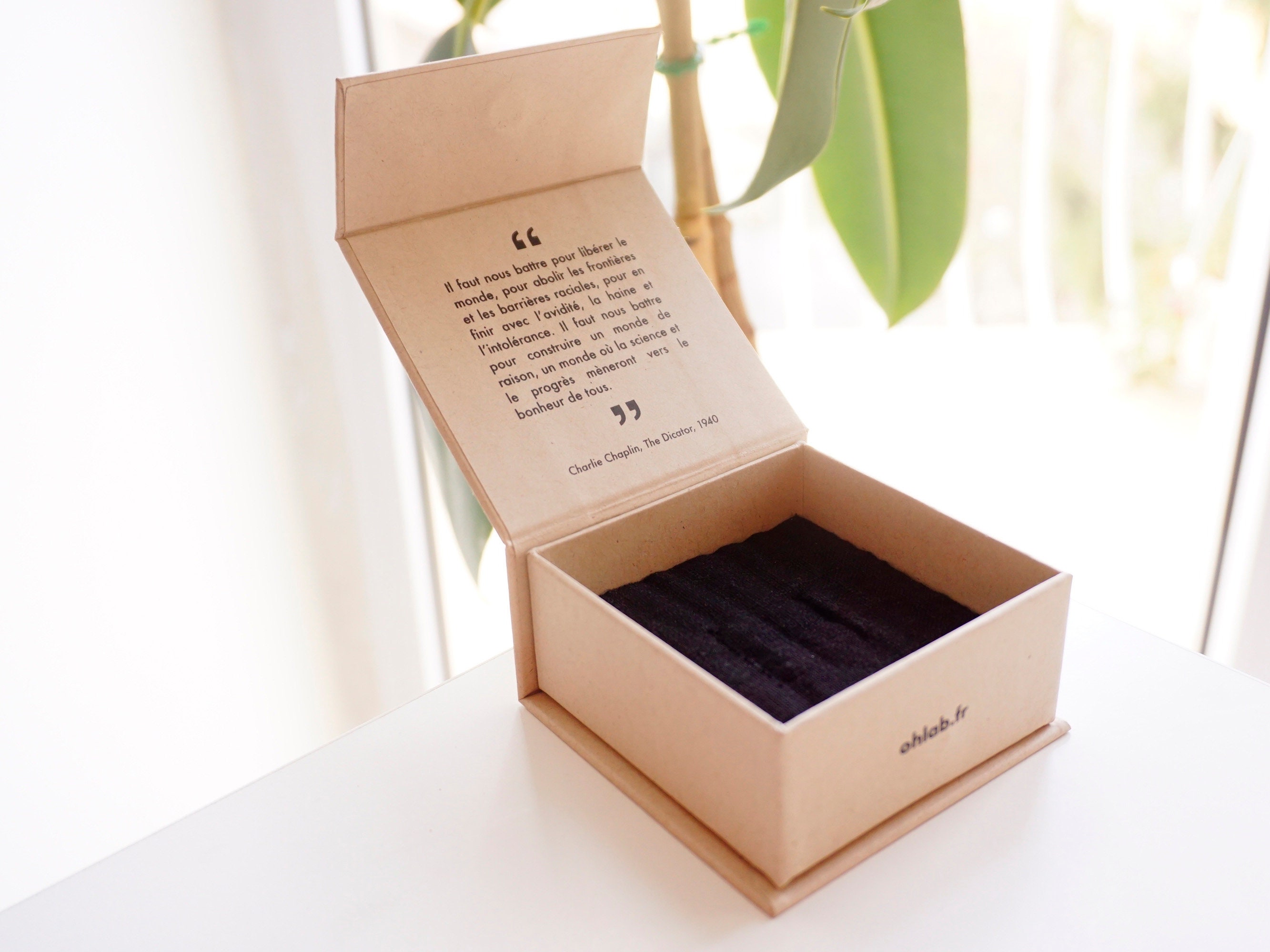 100 Pcs Kraft Branded Box With Linen Insert, Custom Logo Jewelry Box ...