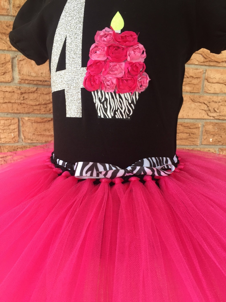 Girl's Fourth Birthday Outfit 4th Birthday Outfit Number | Etsy