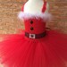 Santa Tutu Dress, Christmas Dress, Holiday Tutu Dress, Christmas Outfit ...