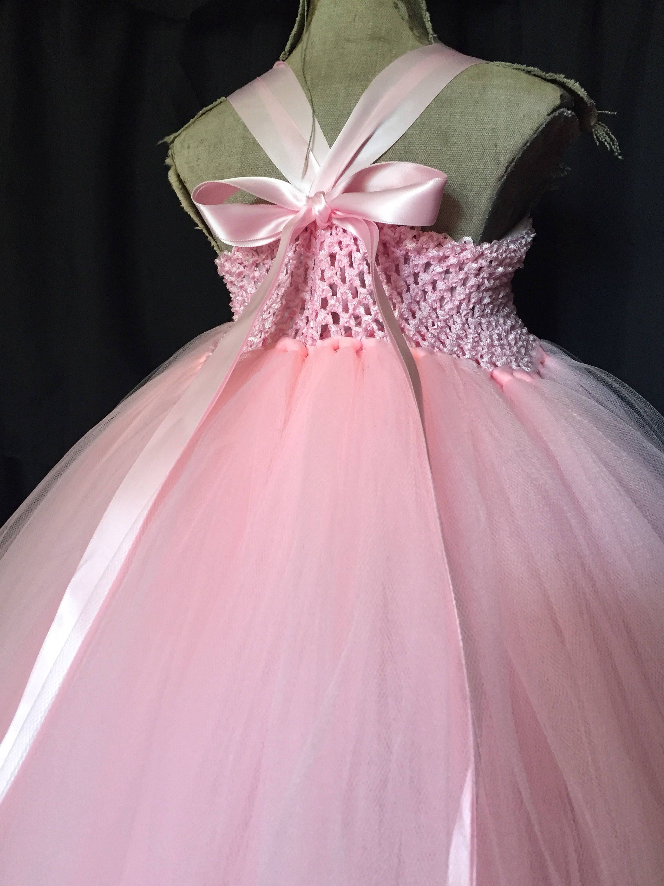 Pink Princess Costume Princess Dress Pink Flower Girl Dress - Etsy