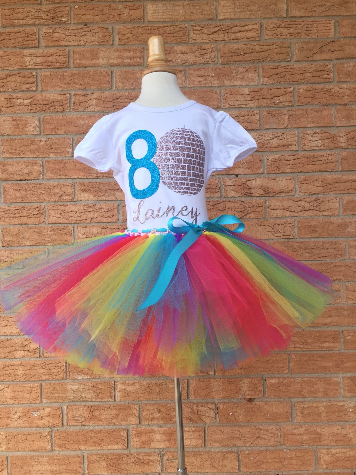 Eighth Birthday Shirt Outfit for Girls Disco 8th Birthday - Etsy
