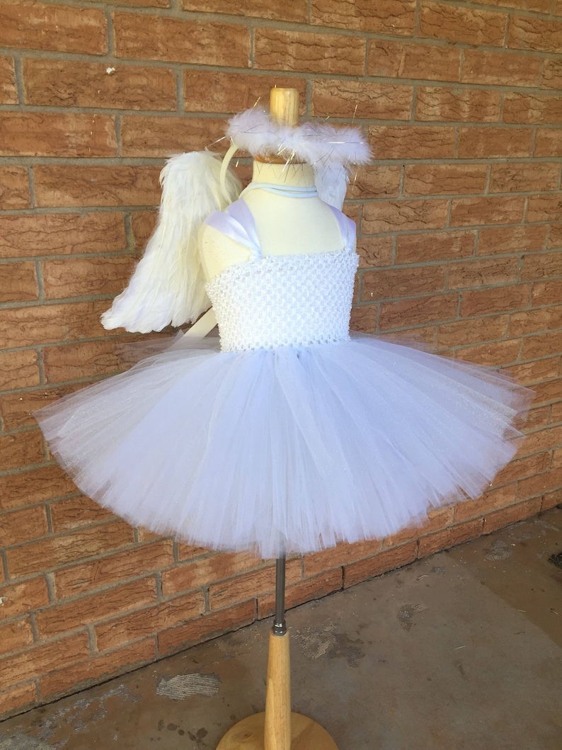 Traje de ángel tutú ángel traje de Halloween vestido de - Etsy México