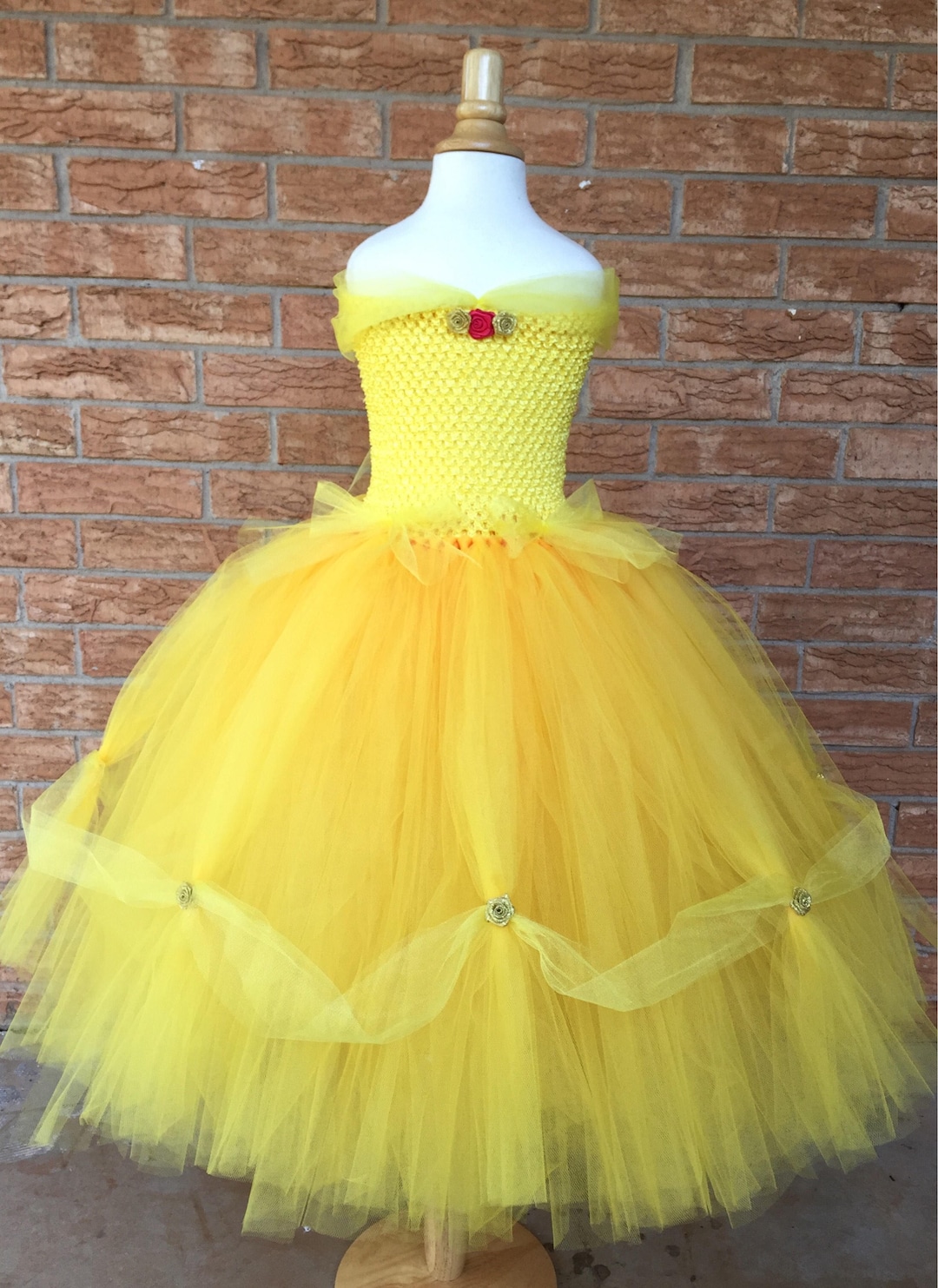 Yellow Princess Costume, Princess Costume, Belle Dress, Belle Tutu ...