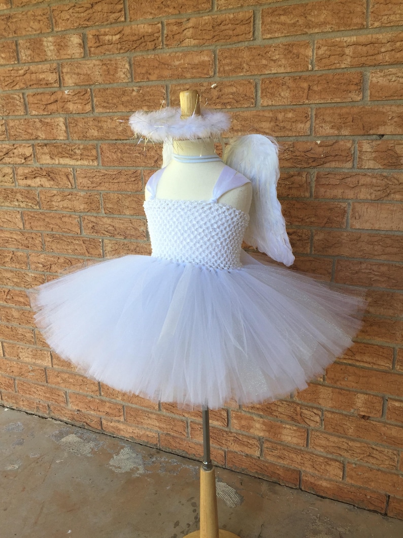 Angel Costume, Angel Tutu, Halloween Costume, Angel Dress, Christmas ...
