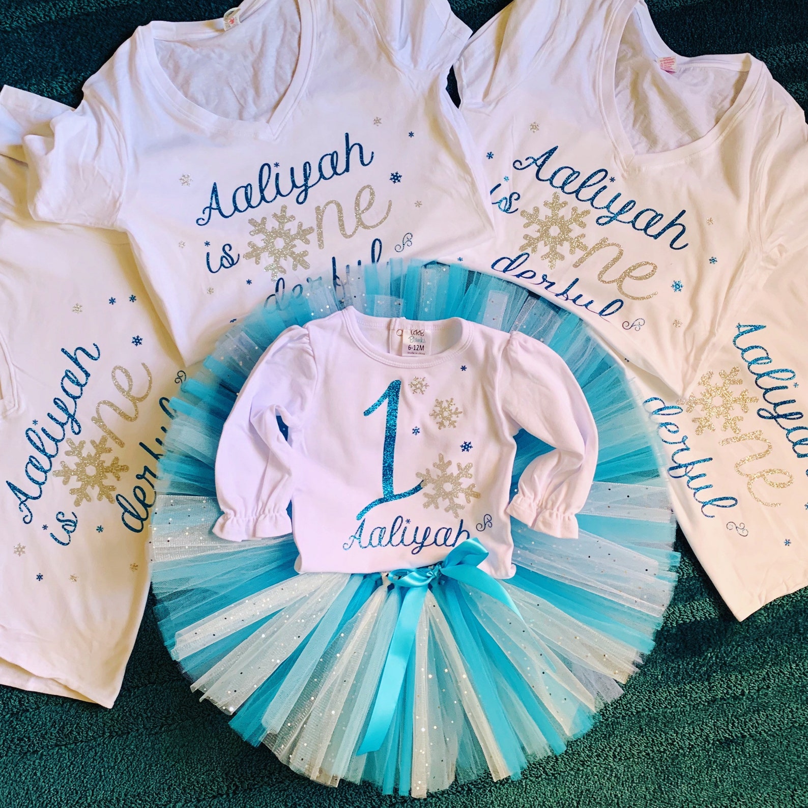 Snowflake First Birthday, Smash Cake Outfit, First Birthday Tutu, One ...